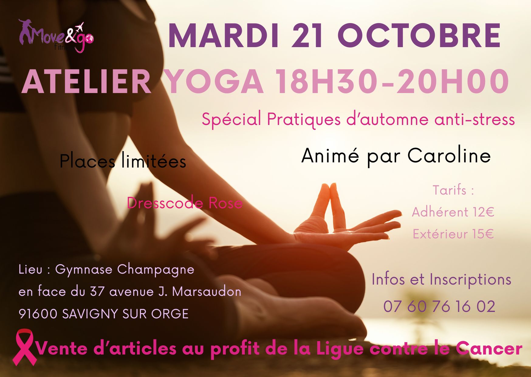 Atelier Yoga spécial pratiques d’automne anti-stress - Move & Go